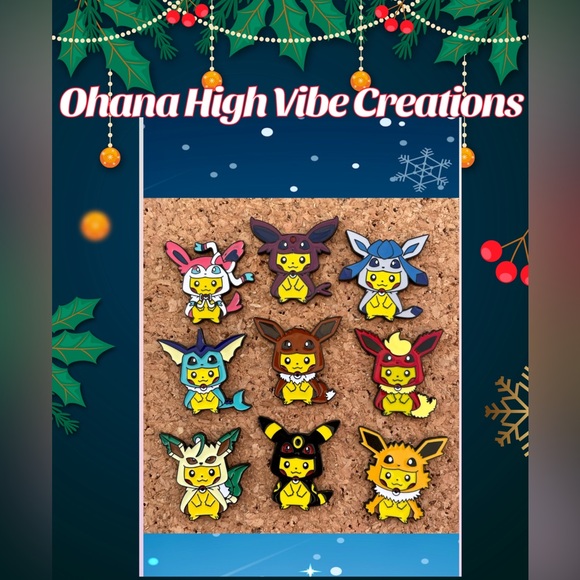Pokemon | Other | Eeveelution Pins Each Pin Is 5 Or Best Offer | Poshmark